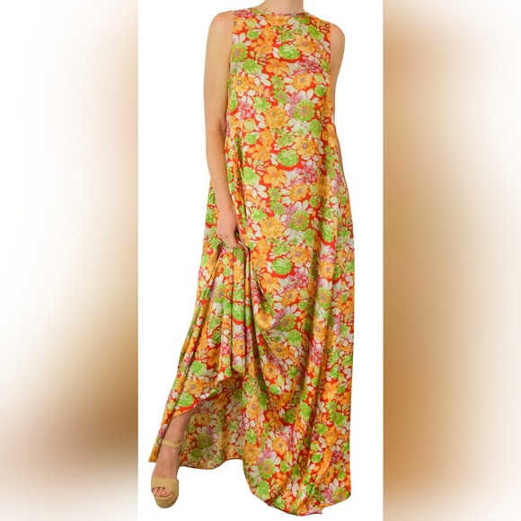 plan c | Dresses | Nwt 220 Plan C Loose Maxi Dress | Poshmark
